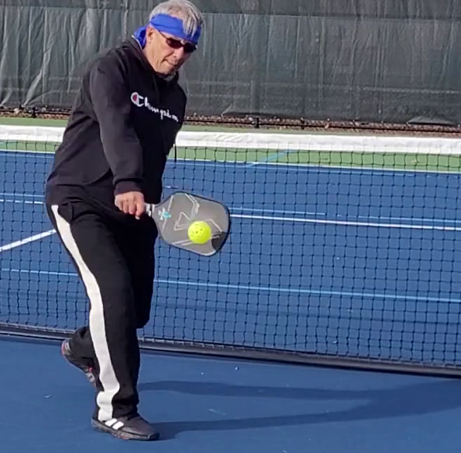 Pickleball backhands – back court - Learn to Play Pickleball